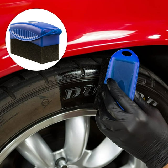 Dbuoem 2Pcs Soft Car Tire Waxing Dressing Applicator Tire Shine ...