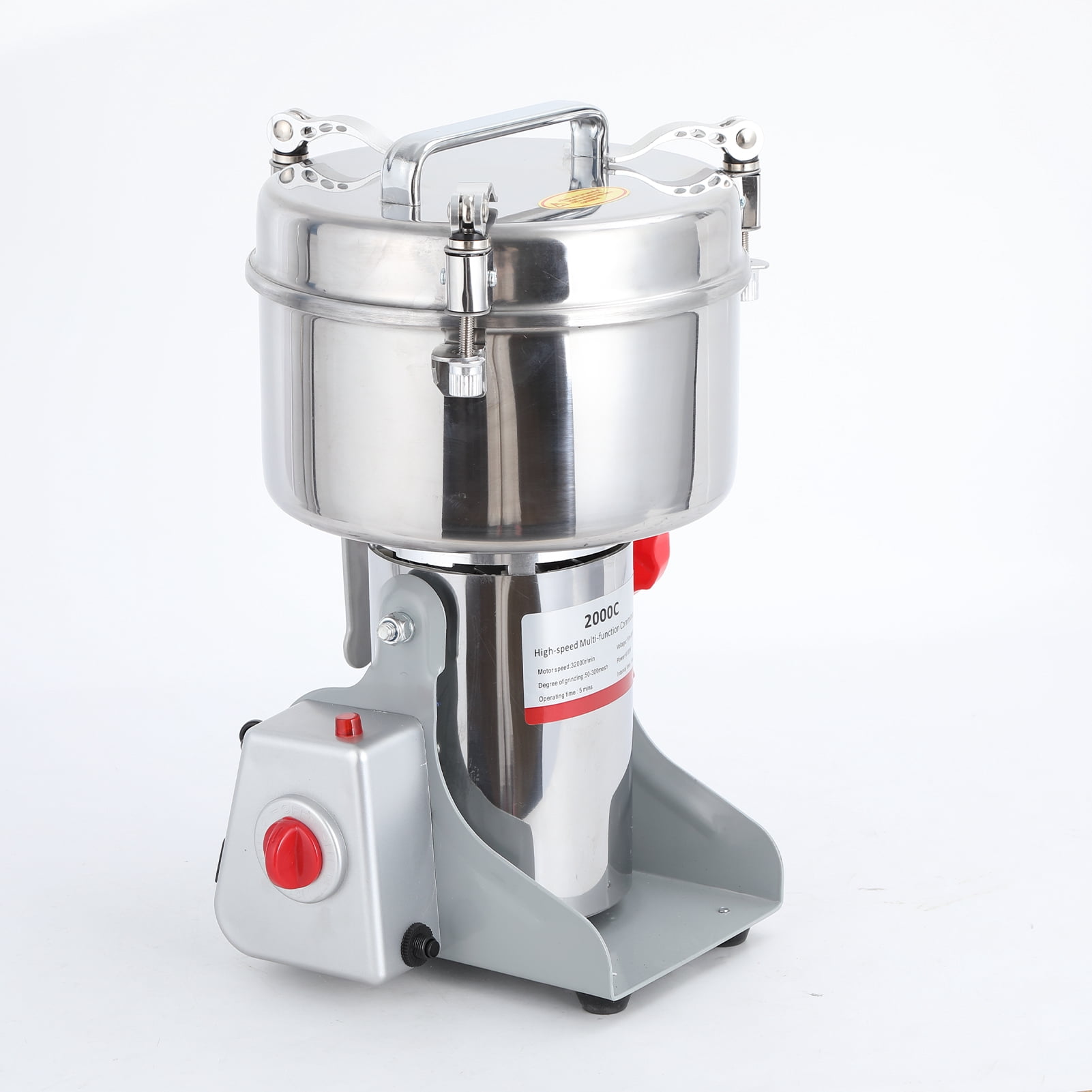 Dbuoem 4100W Electric Grain Mill Grinder,2000g Stainless Steel ...