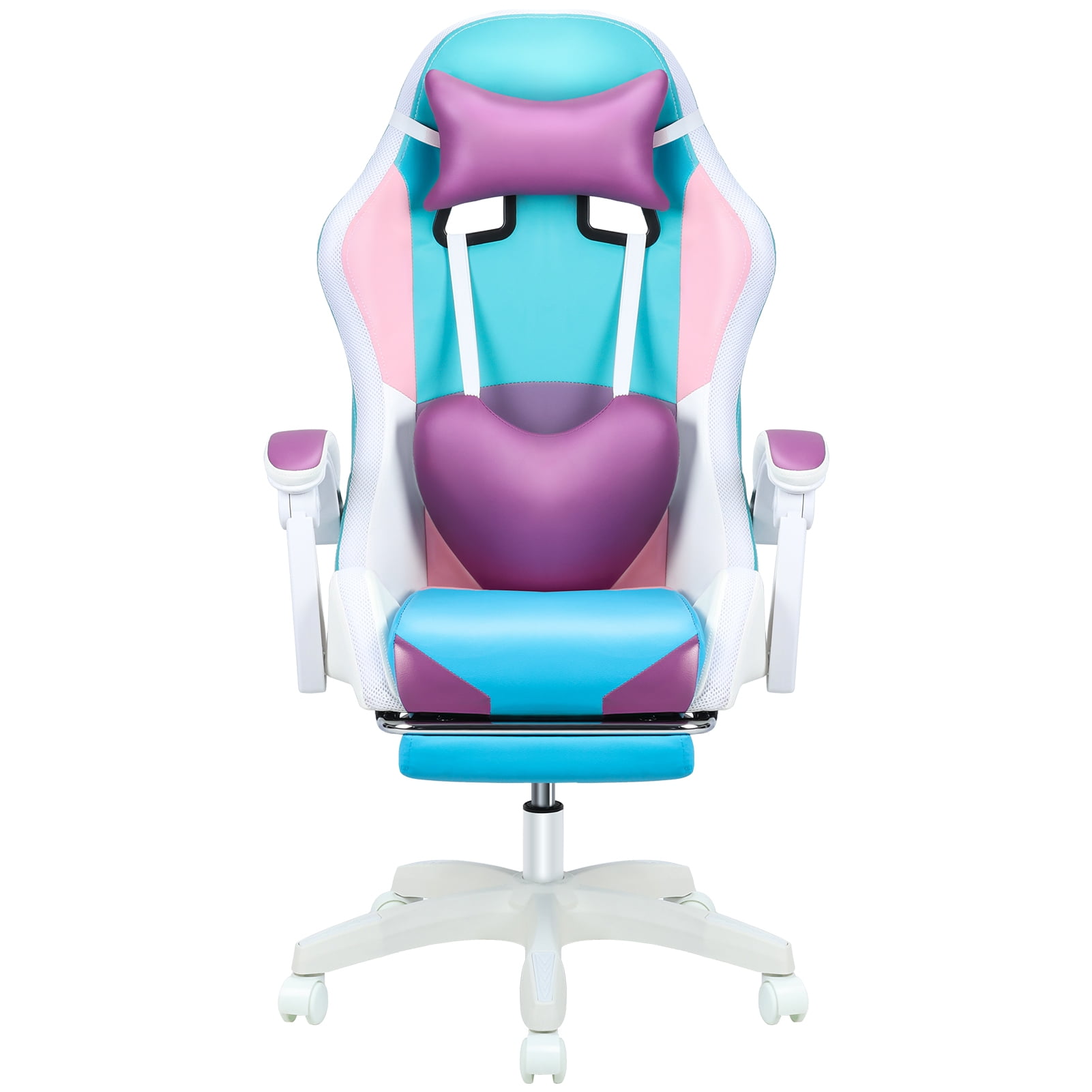 Dbuoem Gaming Chair,Ergonomic Computer Chair with Massage and Footrest ...