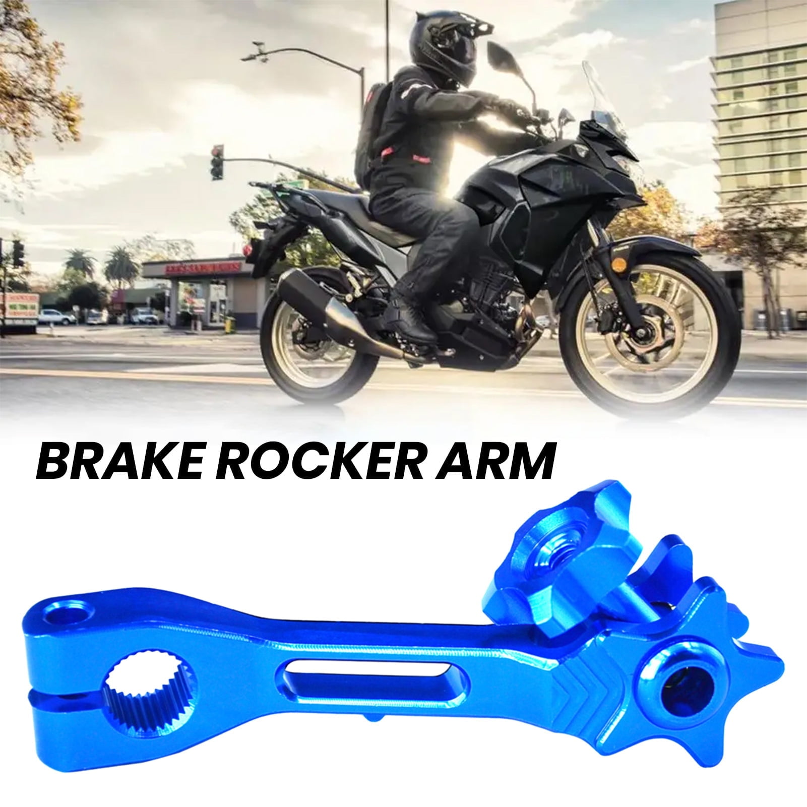 Dbuoem Motorcycle Brake Rocker Arm Universal Rear Brake Lever ...