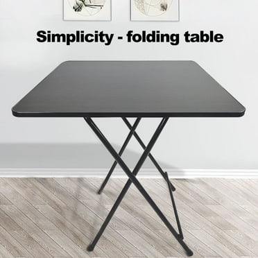 18" x 26" Indoor Outdoor Adjustable Height Personal Folding Table ...