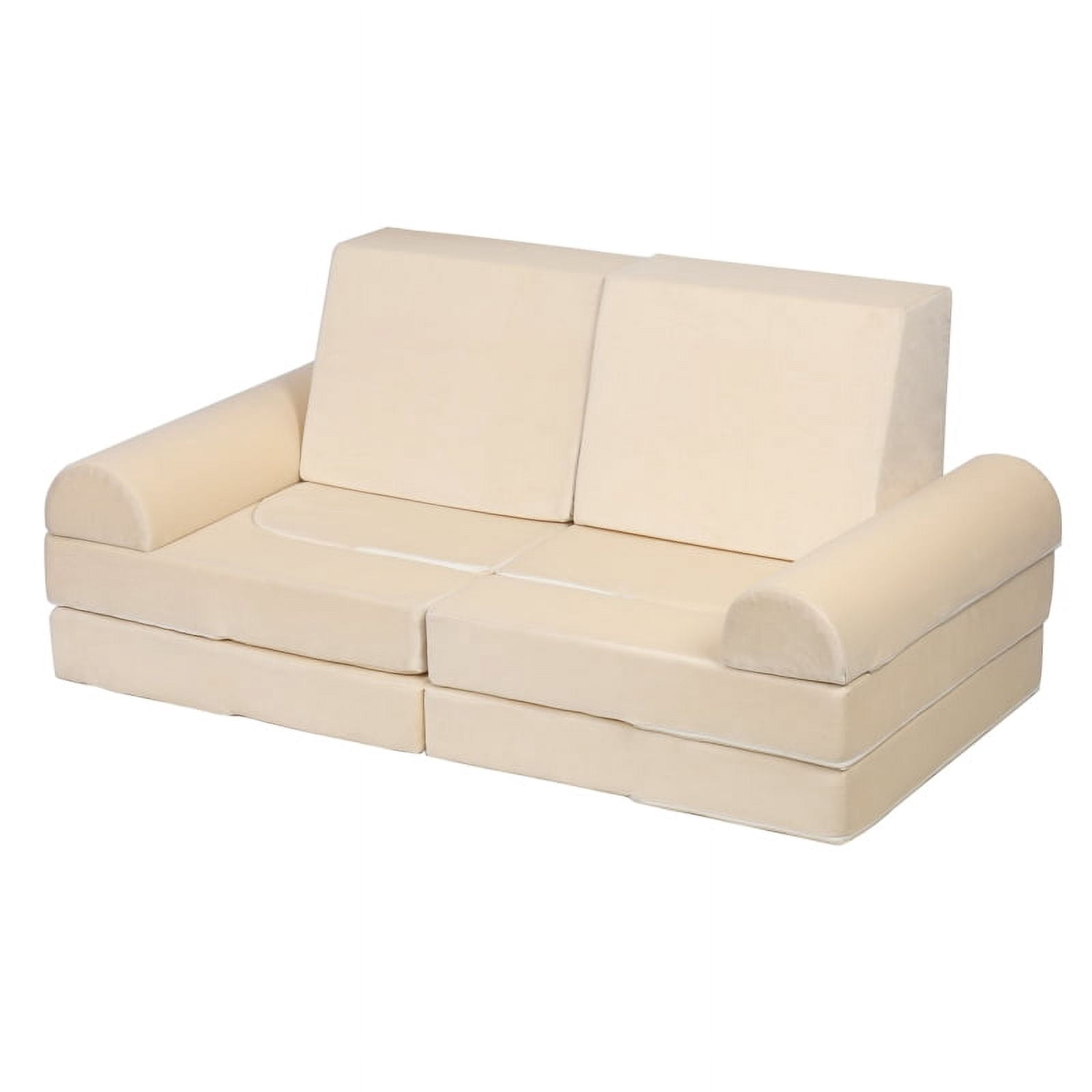 Dbuoem Ultimate Modular Kids Play Couch,Toddler Play Sofa,Sponge ...
