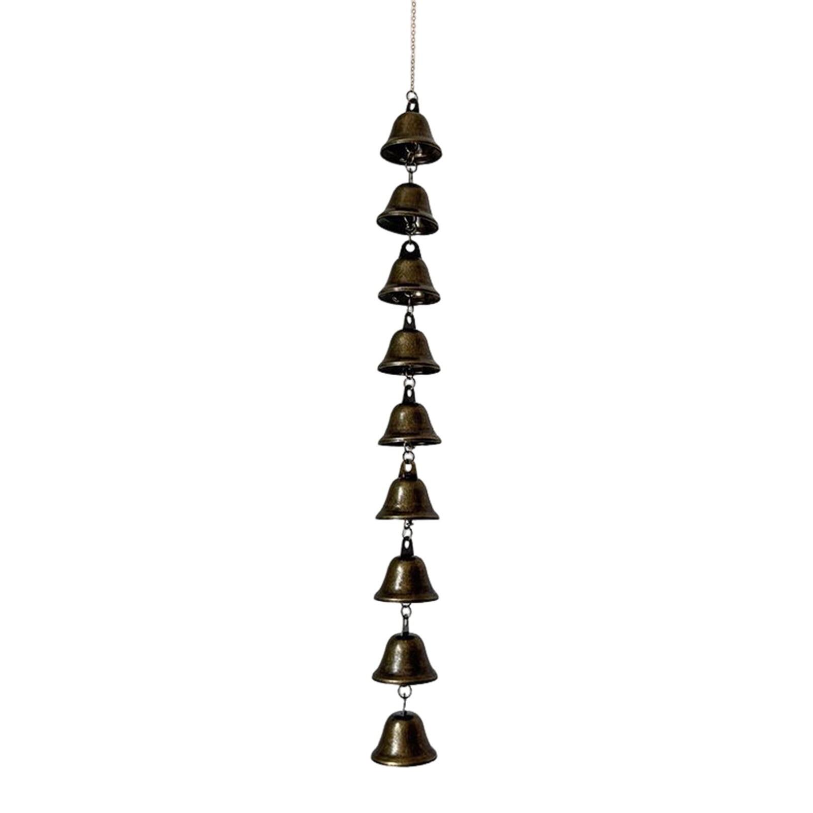 Dbuoem Vintage Hanging Wind Chime Metal Wind Bell Cluster with Chain ...