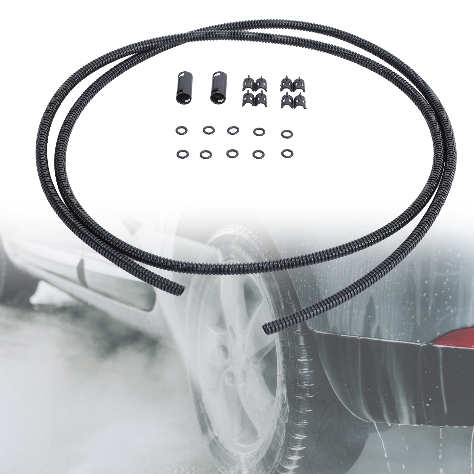 Dbuoem Windshield Washer Fluid Hose High-strength Anti-corrosion Black ...