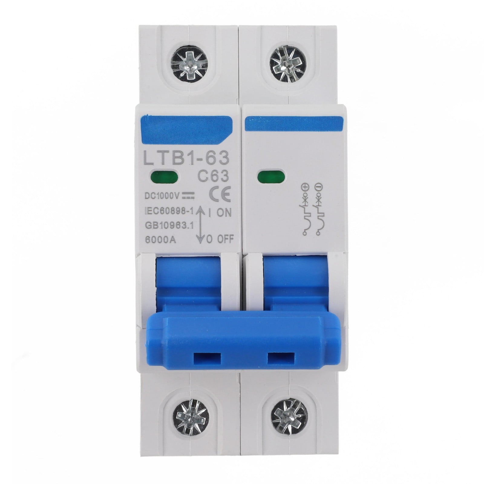 Dc 1000V Circuit Breaker Overload Protection Switch For Solar ...