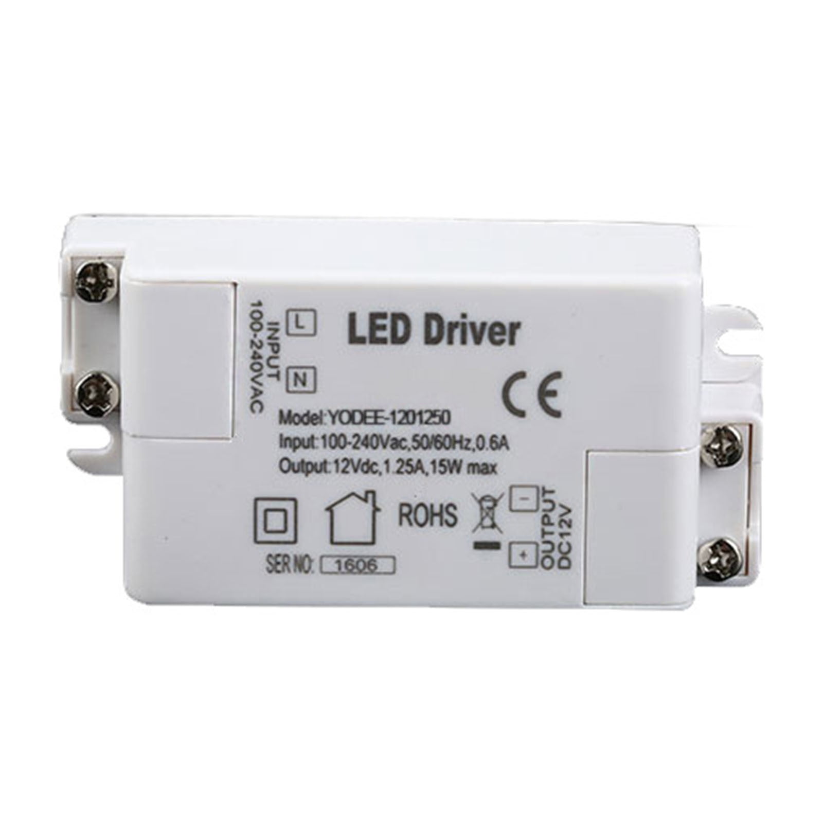 Dc 12V 15W Led Driver Power Supply Constant Voltage Ac To Dc Switch ...