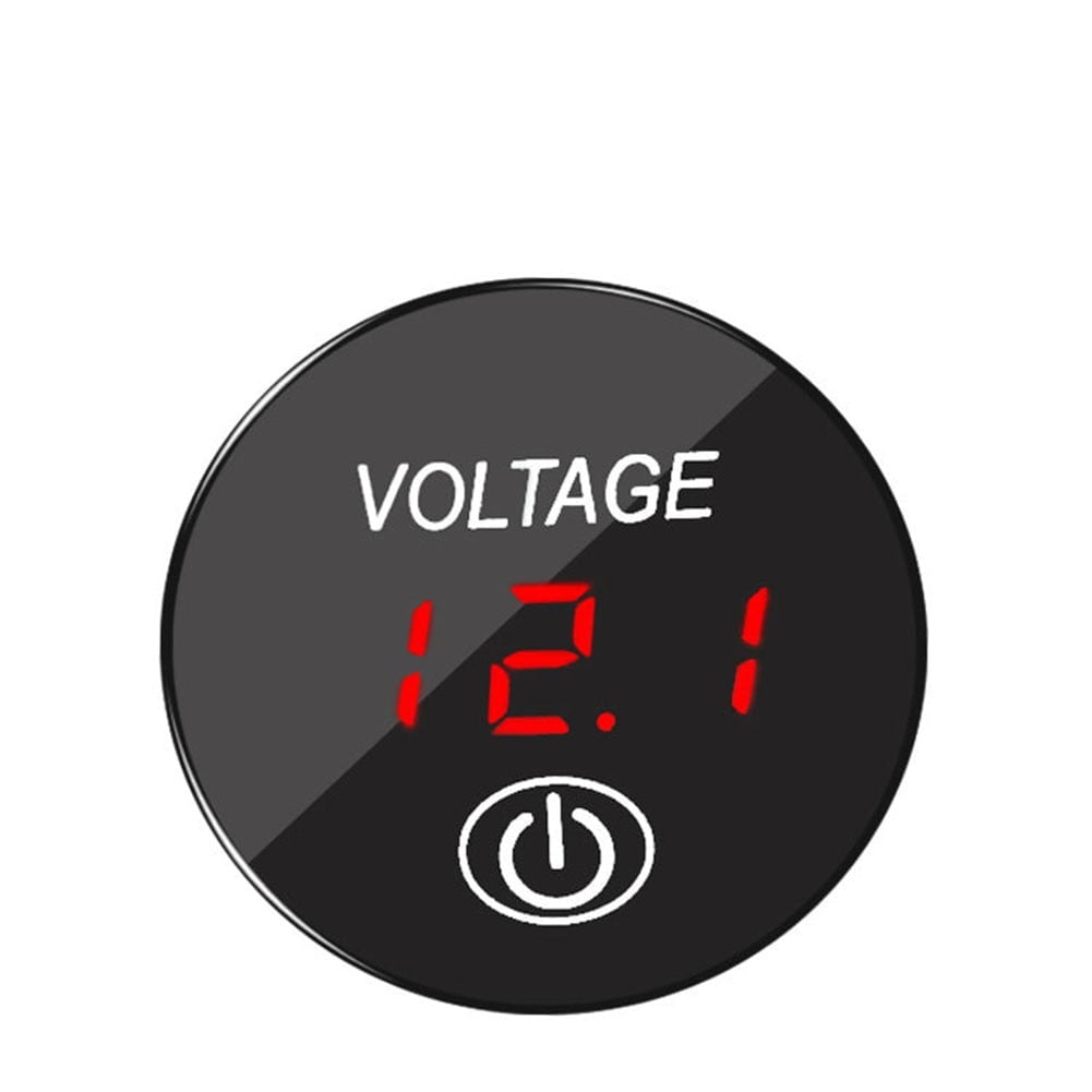 Dc 12V-24V Led Panel Digital Voltage Volt Meter Display Voltmeter ...