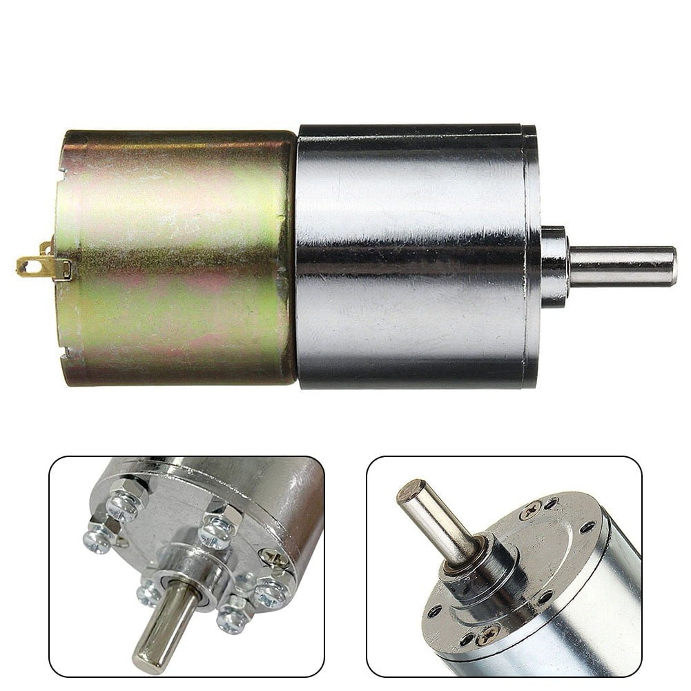 Dc 12V 2Rpm- 1000Rpm High Torque Electric Gear Box Motor Speed ...