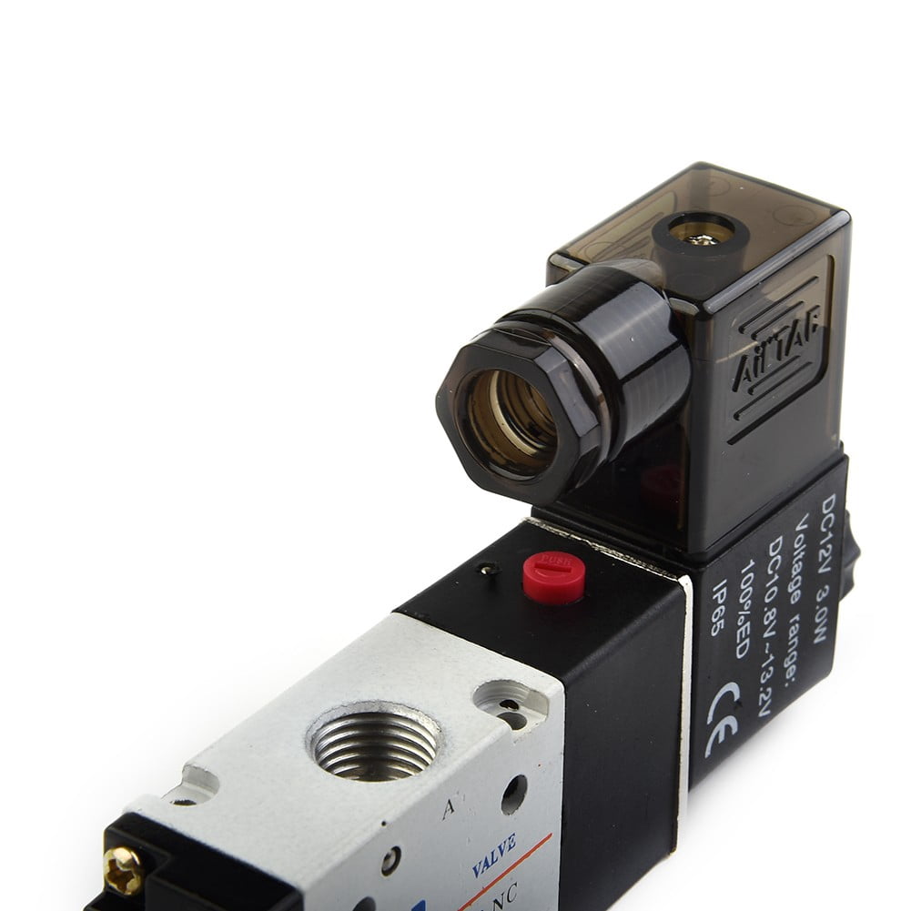 Dc 12V 3V210-08 2 Position 3 Way 1/4 Pt Air Pneumatic Solenoid Valve 0. ...