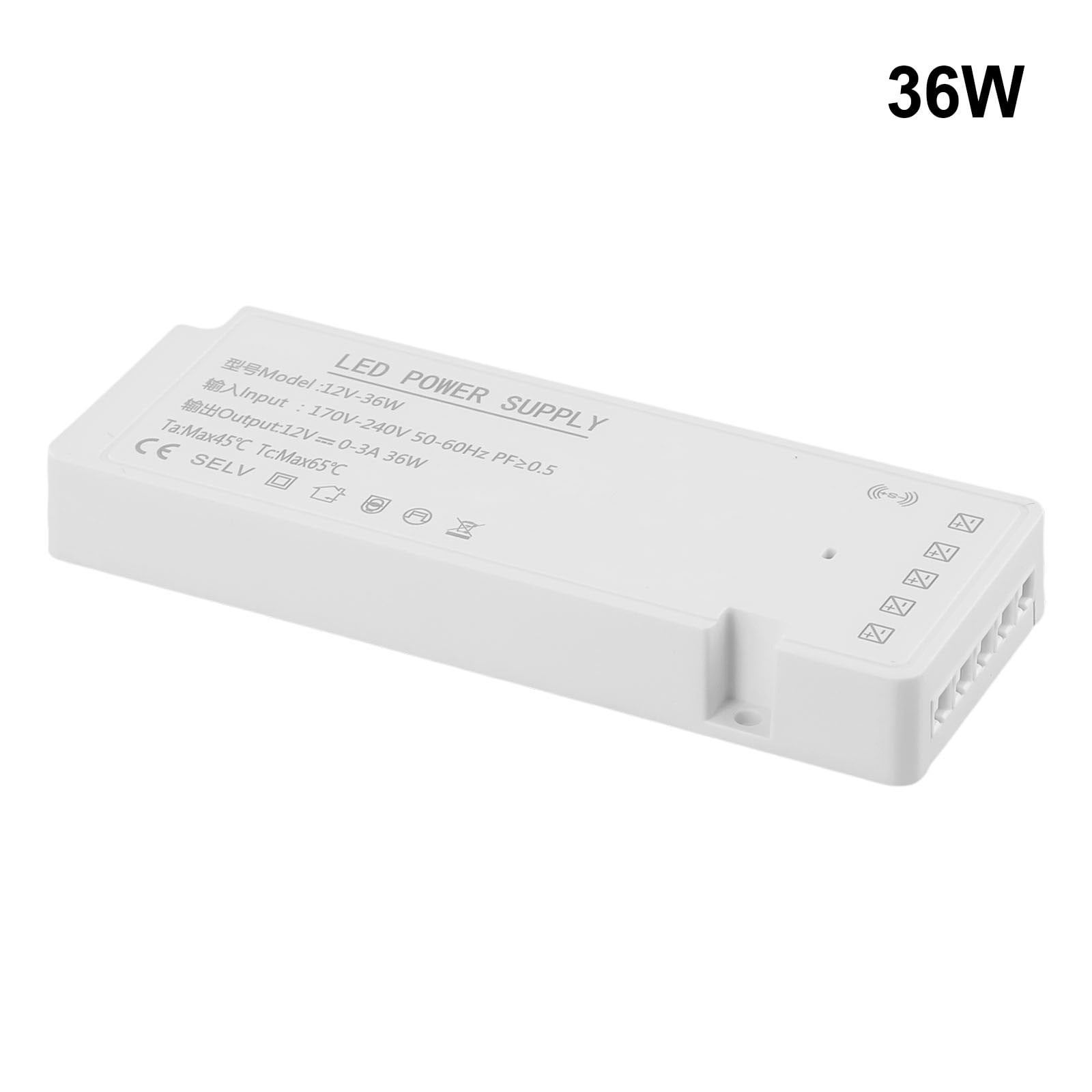 DC 12V Lighting Transformer LED Cabinet Light Power Driver 24W-150W ...