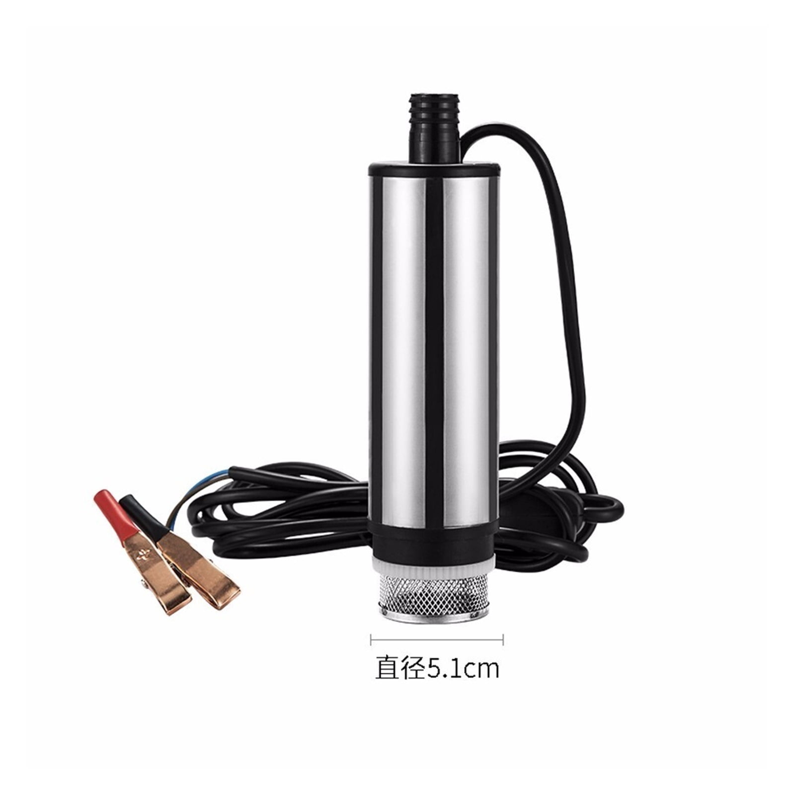 Dc 12v 24v Electric Fuel Transfer Pump 30l/min Oil Pump Submersible ...