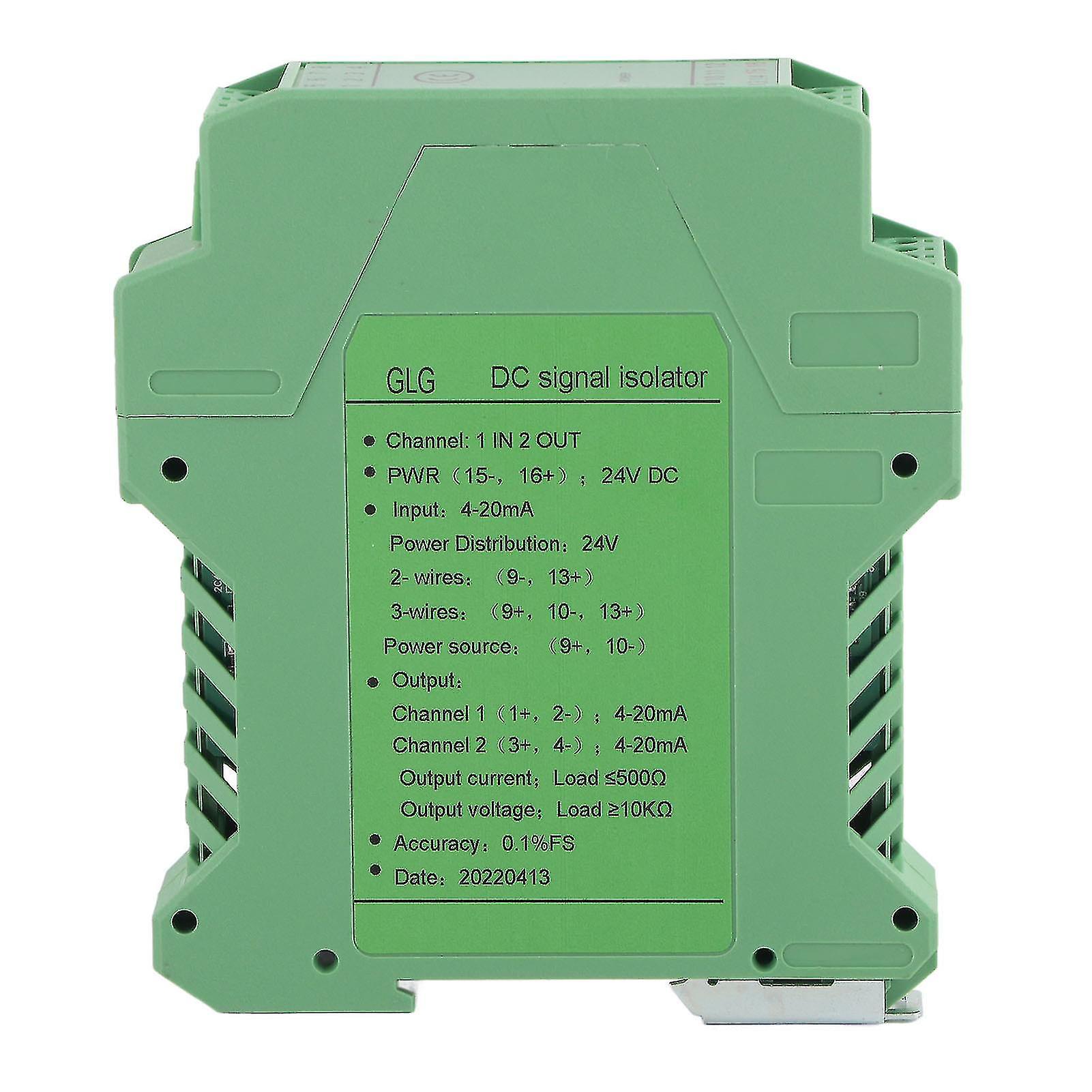 Dc 24v Dc Current Signal Isolator Transmitter 4-20ma Plc Detect Signal Conditioner(#4) - Walmart.com