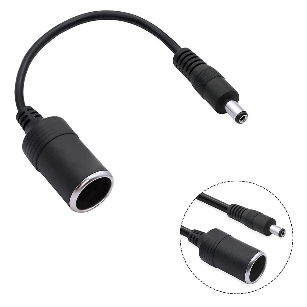 Dc 5.5X2.1Mm Male To Car Lighter Female Socket Power Charger Plug New ...