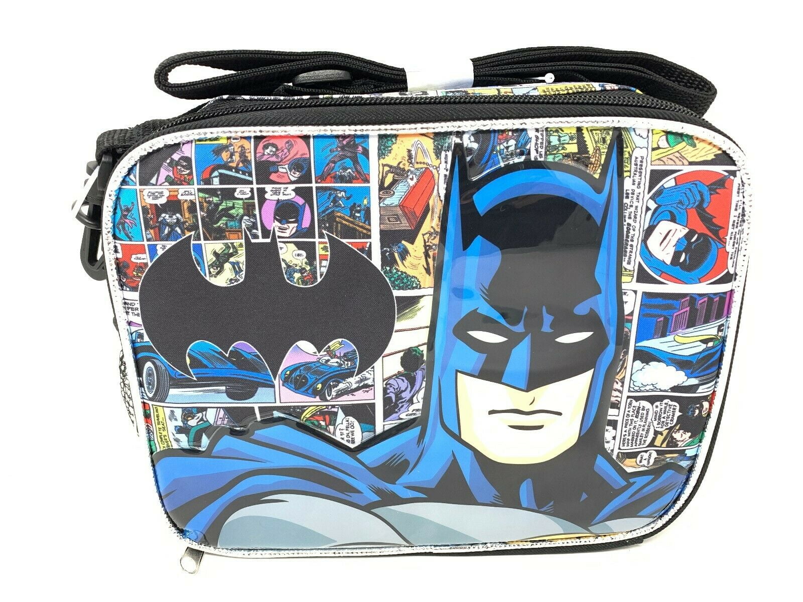 Dc Batman Lunch Bag Snack Bag with Adjustable Shoulder Straps - Walmart.com