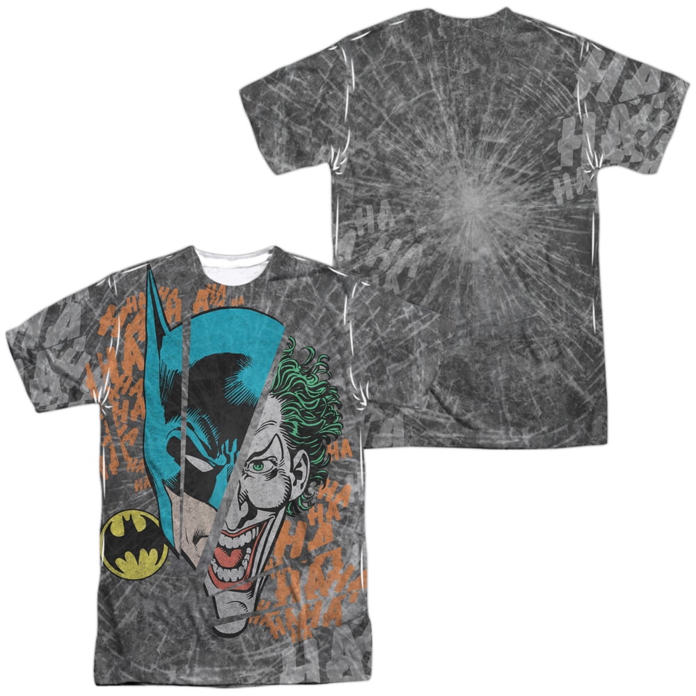 Dc Broken Visage Unisex Adult Sublimated Costume T Shirt (Front/Back ...