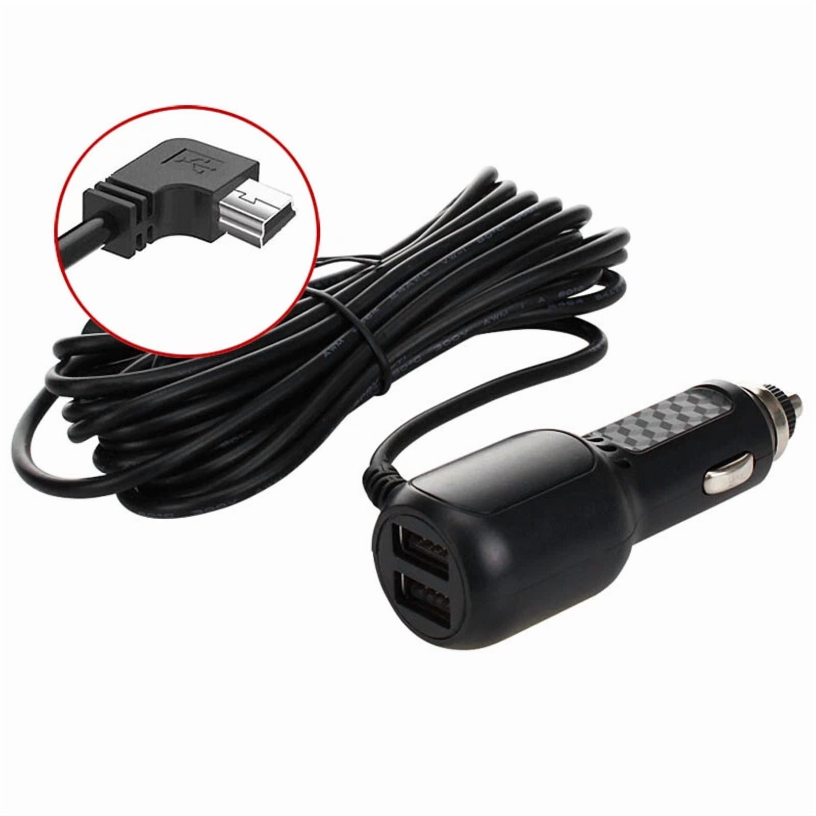 Dc Car Charger Power Adapter Cable 2-Usb For Garmin Nuvi 1390 1345 2350 ...