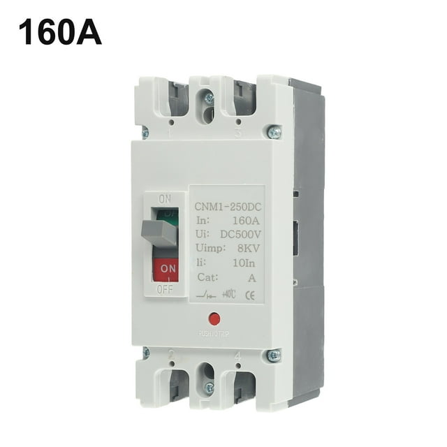 DC Circuit Breaker 2P DC Circuit Breaker MCCB Solar Battery PV - Walmart.com