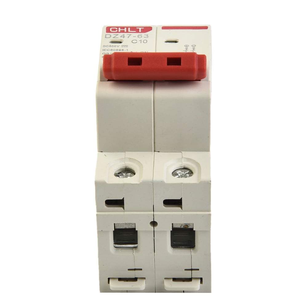Dc Circuit Breaker 500V 2 Pole Double Mcb Solar Pv 10 16 20 32 40 63 ...