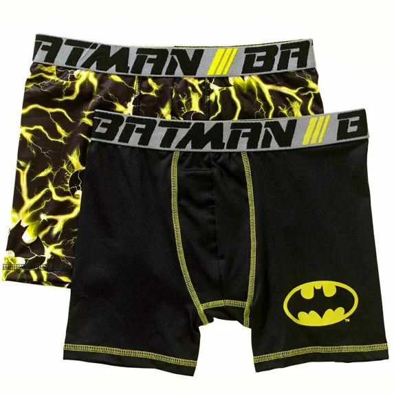 Dc Comics Batman 2 Pack Boy'S Boxer Briefs Shorts Boys Underwear Size ...