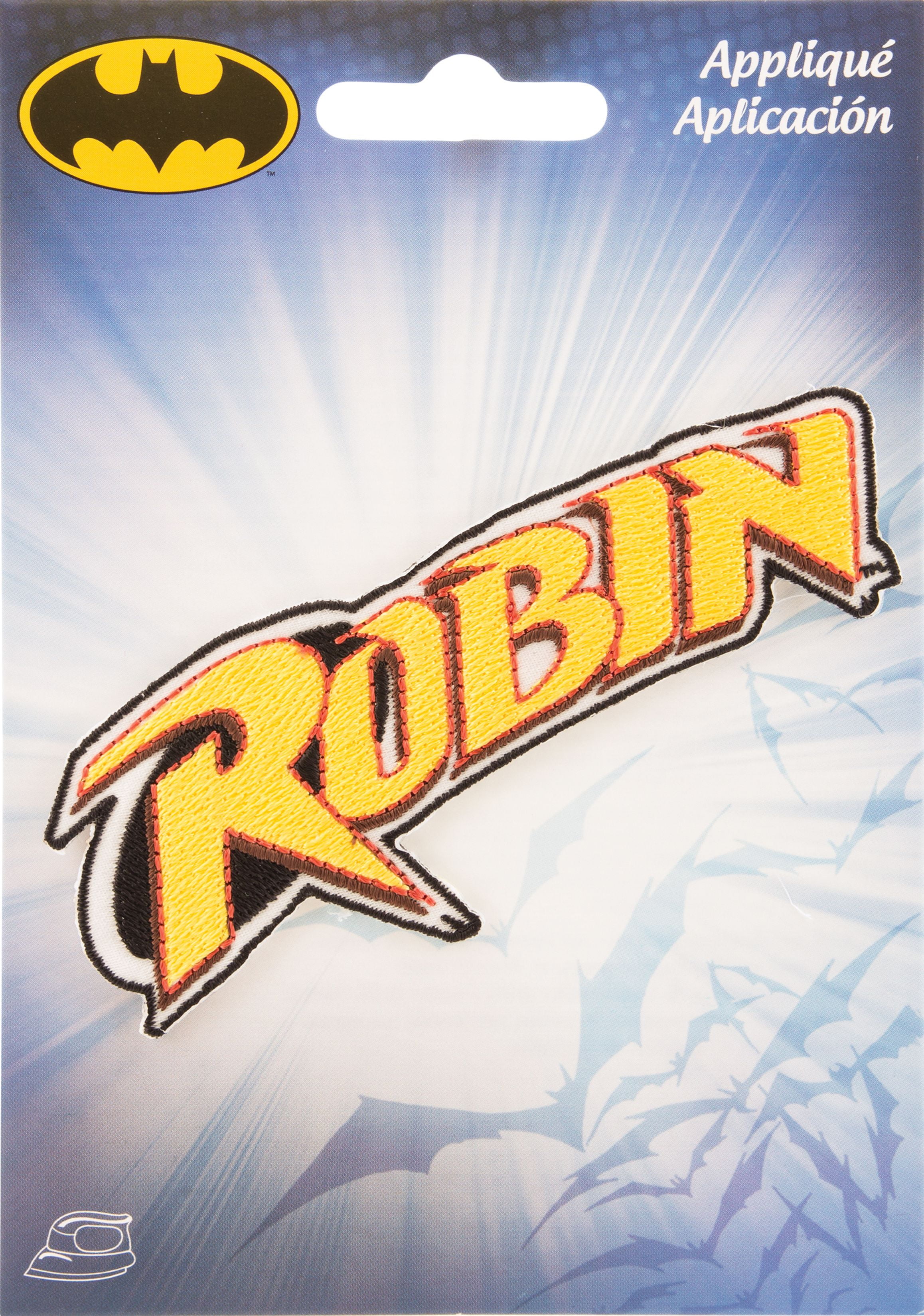 Dc Comics Iron-On Applique-Robin 1.5"X4" - Walmart.com