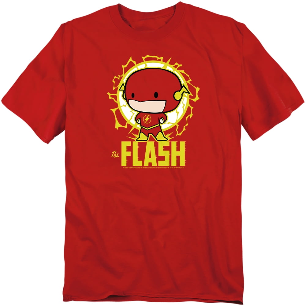 DC Comics Flash T-Shirt Flash Chibi Unisex Graphic Tee For Men & Women ...