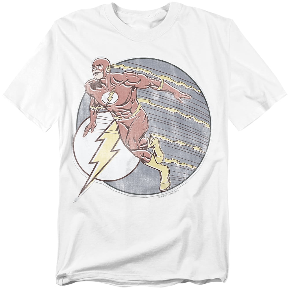 DC Comics Flash T-Shirt Retro Flash Iron On Unisex Graphic Tee For Men ...