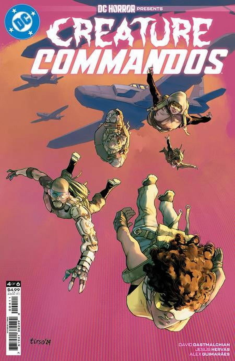 Dc Horror Presents Creature Commandos #4 (Of 6) Cvr A Tirso (Mr) DC ...