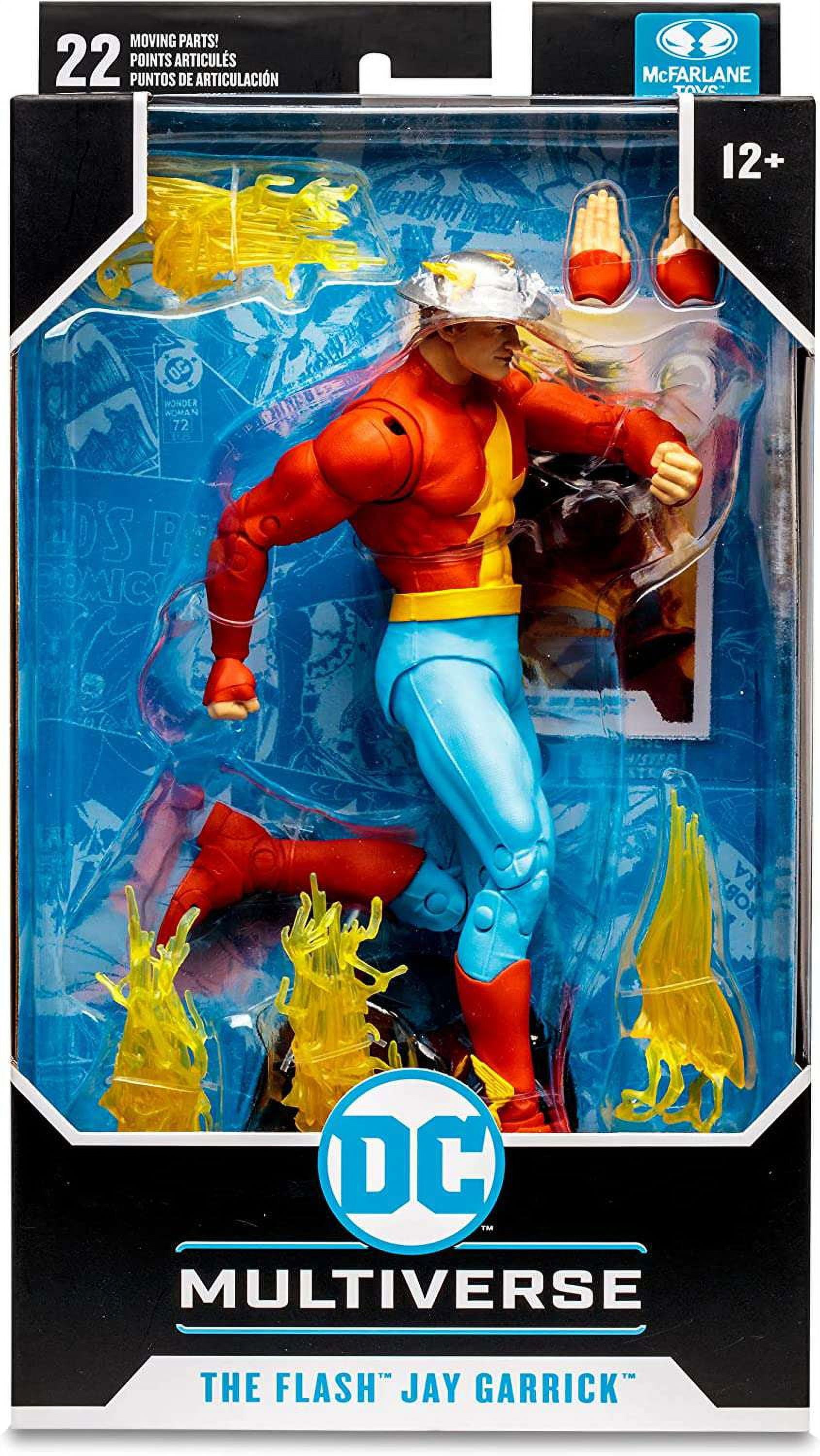 DC Multiverse 7In Jay Garrick The Flash - Superhuman Speed, Ultra Articulation - Walmart.com