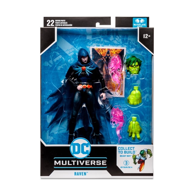 Dc Multiverse Raven (Titans) 7In Build-A Figure Mcfarlane Toys ...