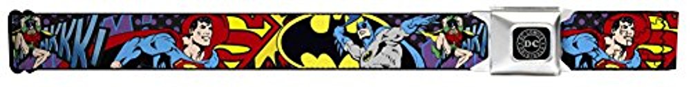Dc Originals Black Silver Batman Robin Superman Pose Logo Dot Black ...