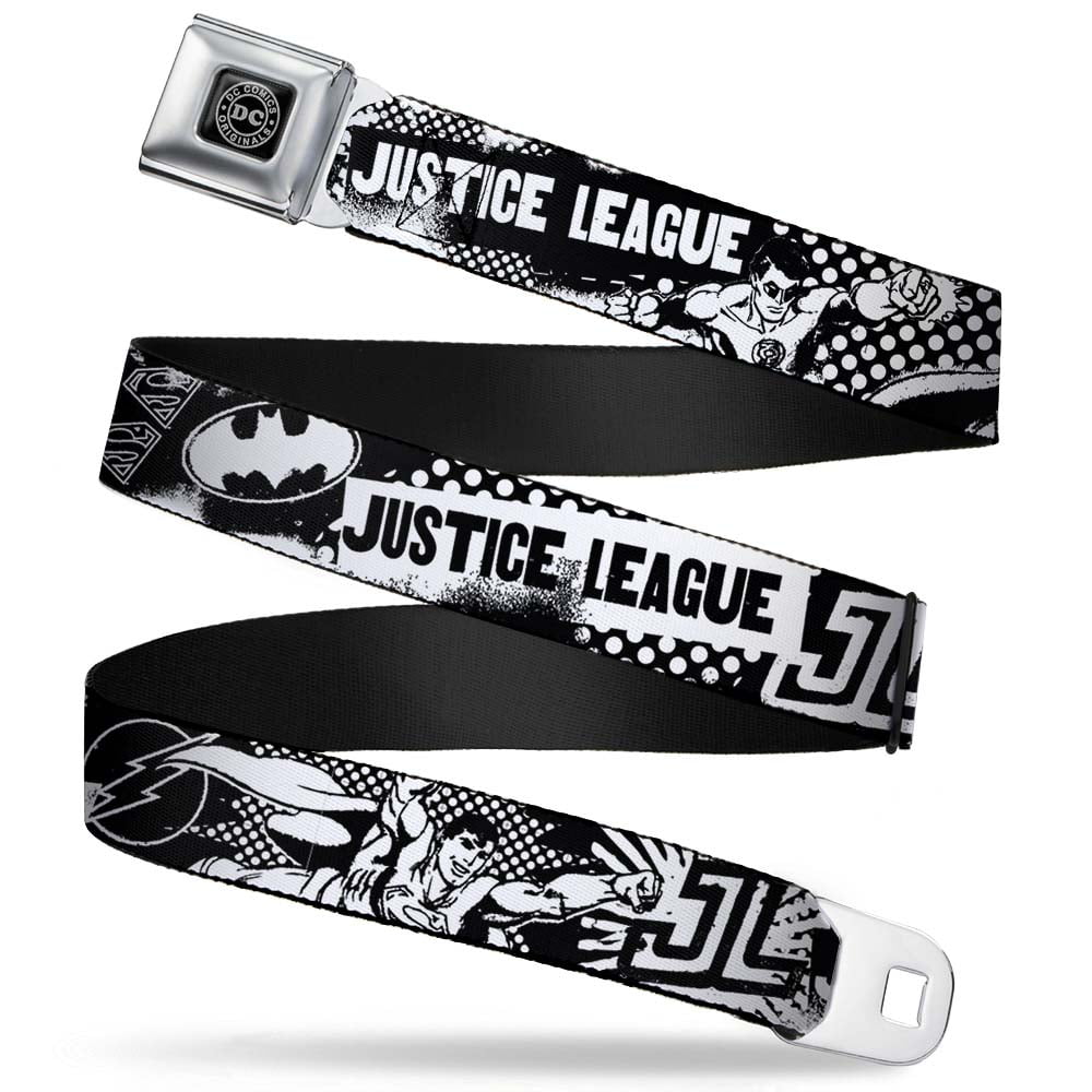 Dc Originals Reverse Brushed Silver 1.0" Cam Justice League Superheroes ...