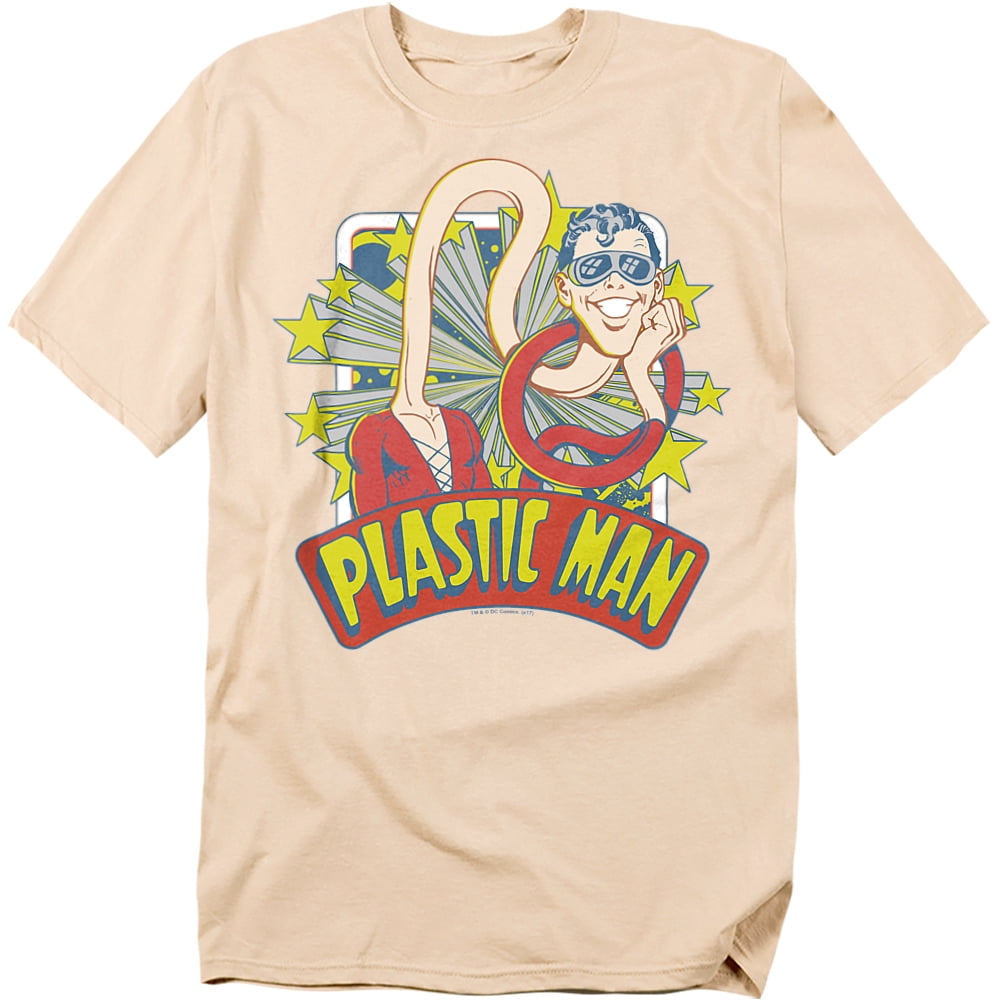 DC Comics T-Shirt Plastic Man Stars Unisex Graphic Tee For Men & Women ...