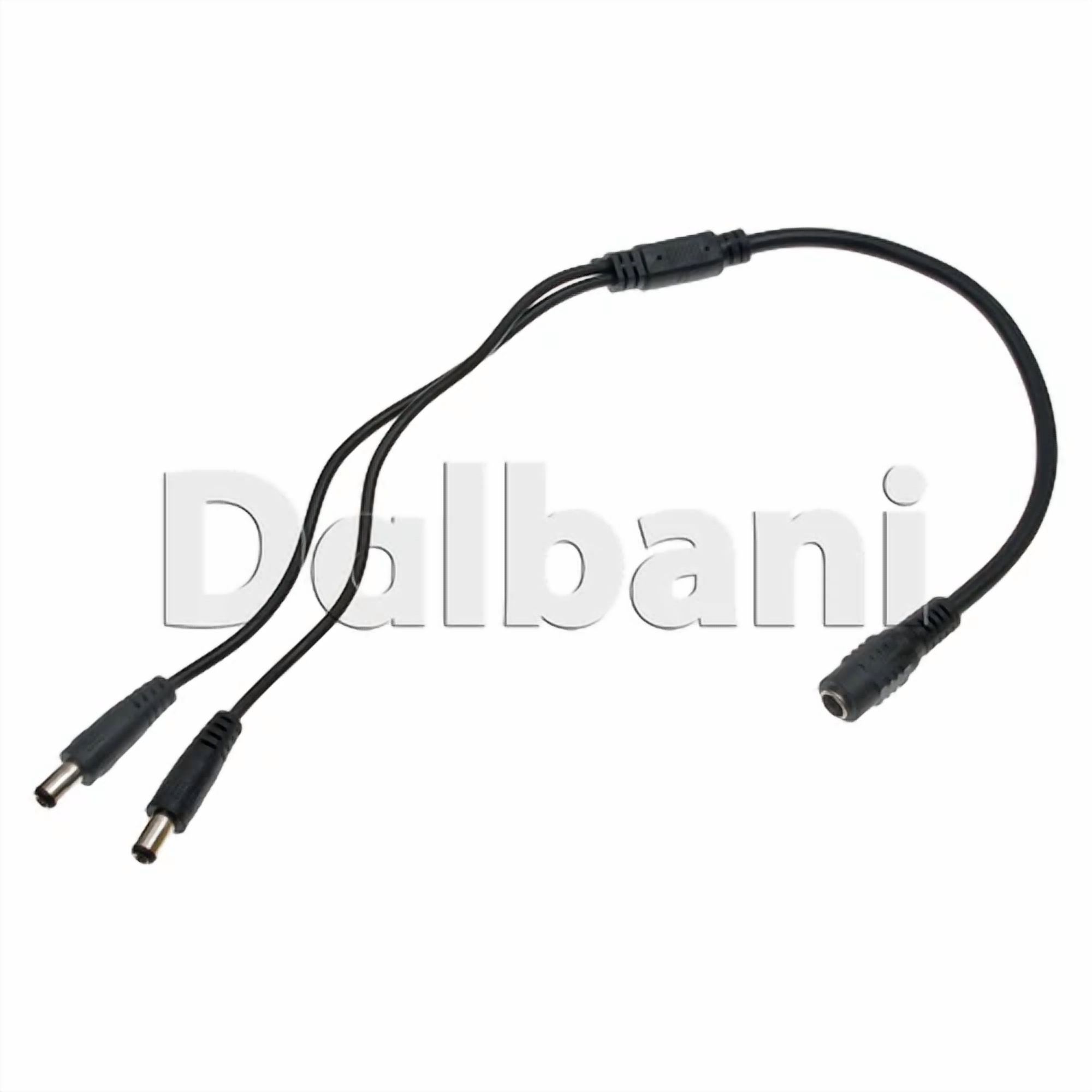 Dc Power Spliter Cable Dc Plug To Dual Dc Plug For Security Camera 17 ...