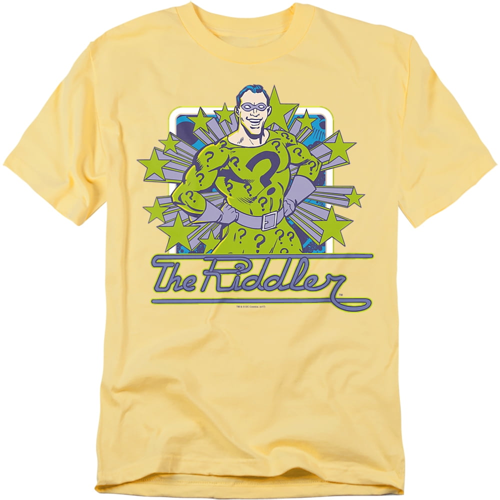 DC Comics T-Shirt Riddler Stars Unisex Graphic Tee For Men & Women ...