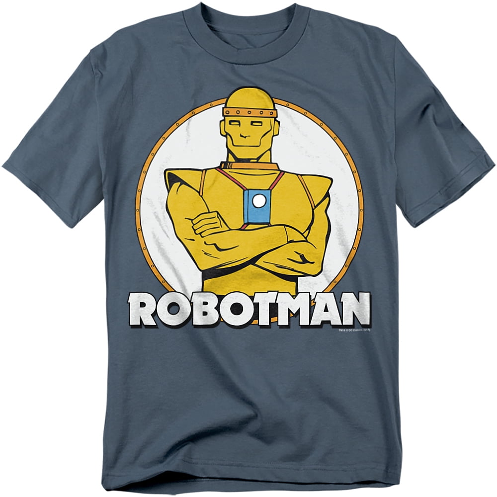 DC Comics T-Shirt Robotman Unisex Graphic Tee For Men & Women - Walmart.com