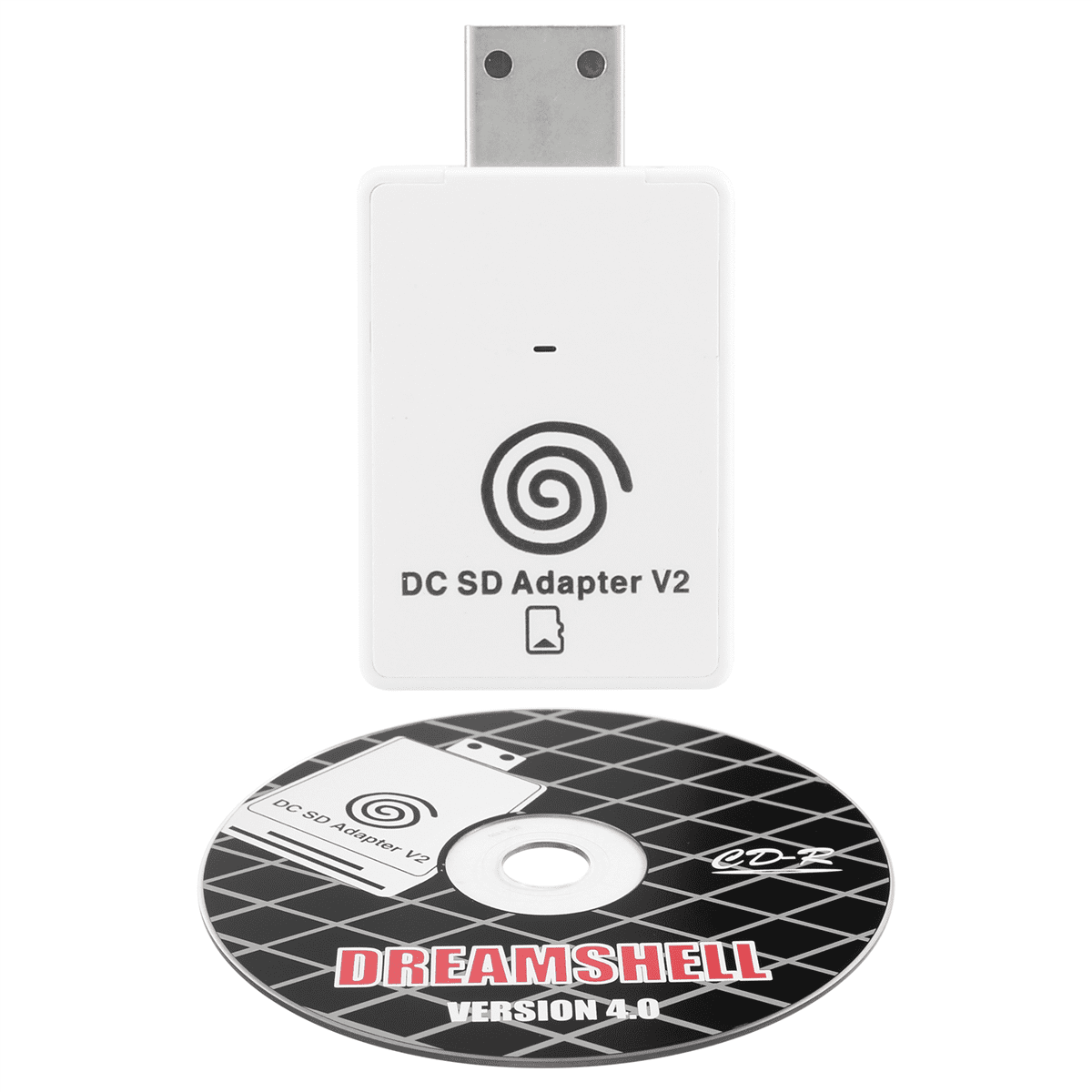 Dc Sd Tf Card Adapter Reader V2 Voor for Dreamcast En Cd Met Dreamshell Boot Loader - Walmart.com