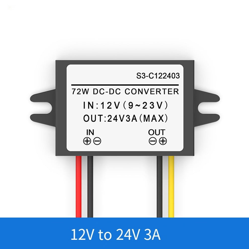 Dc Step-Up Converter 12V To 24V Dc Converter 3A Voltage Regulator ...
