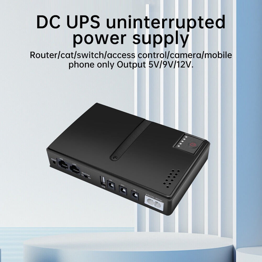 Dc Ups Battery Backup Uninterruptible 1036P 5V 9V 12V Portable ...