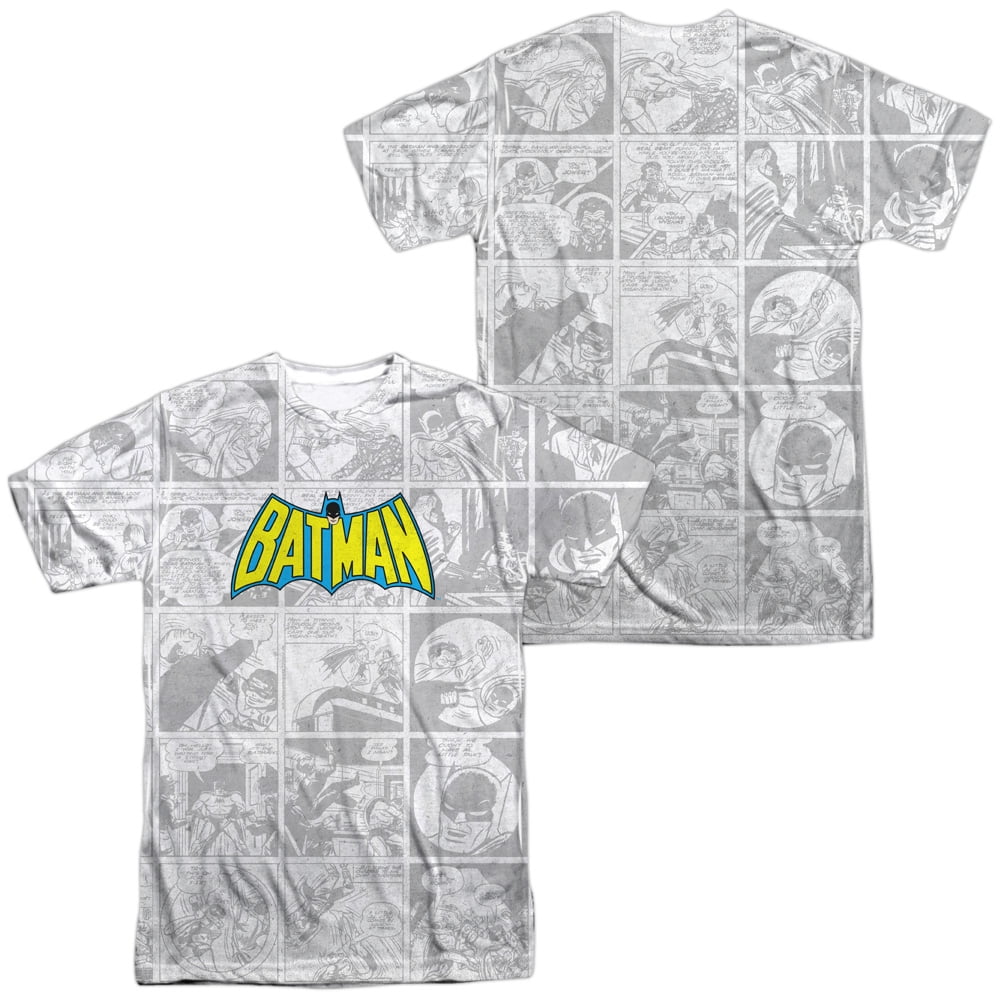 Dc Vintage Bat Strip Unisex Adult Sublimated Costume T Shirt (Front ...