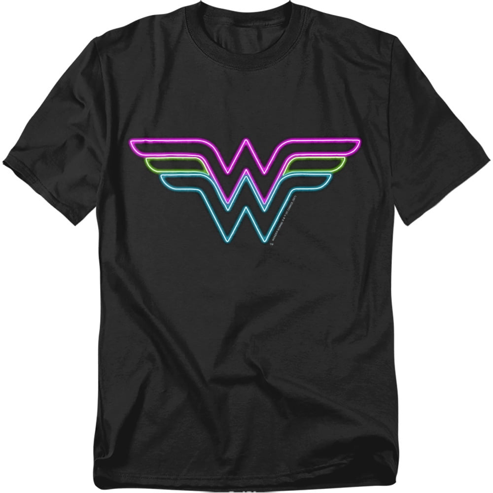 DC Comics Wonder Woman T-Shirt Neon Wonder Woman Unisex Graphic Tee For ...