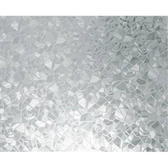 Dc-fix 338-0019 17 x 59 in. Static Cling Window Film, Splinter ...