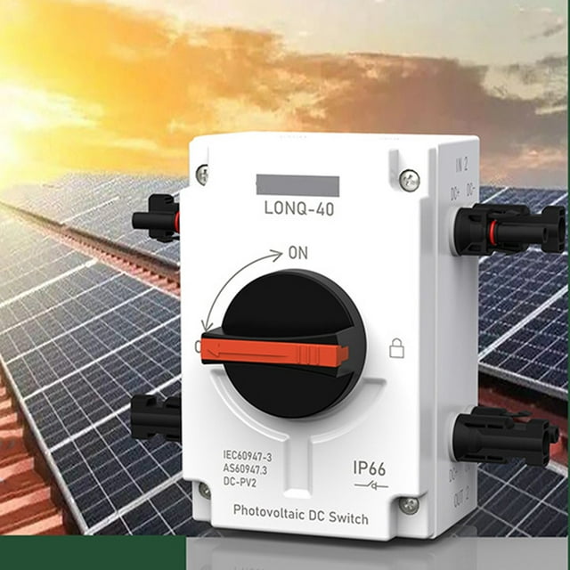 Dc1000V16A Waterproof 2 In 2 Out Ip66 Solar Photovoltaic Dc Isolation ...