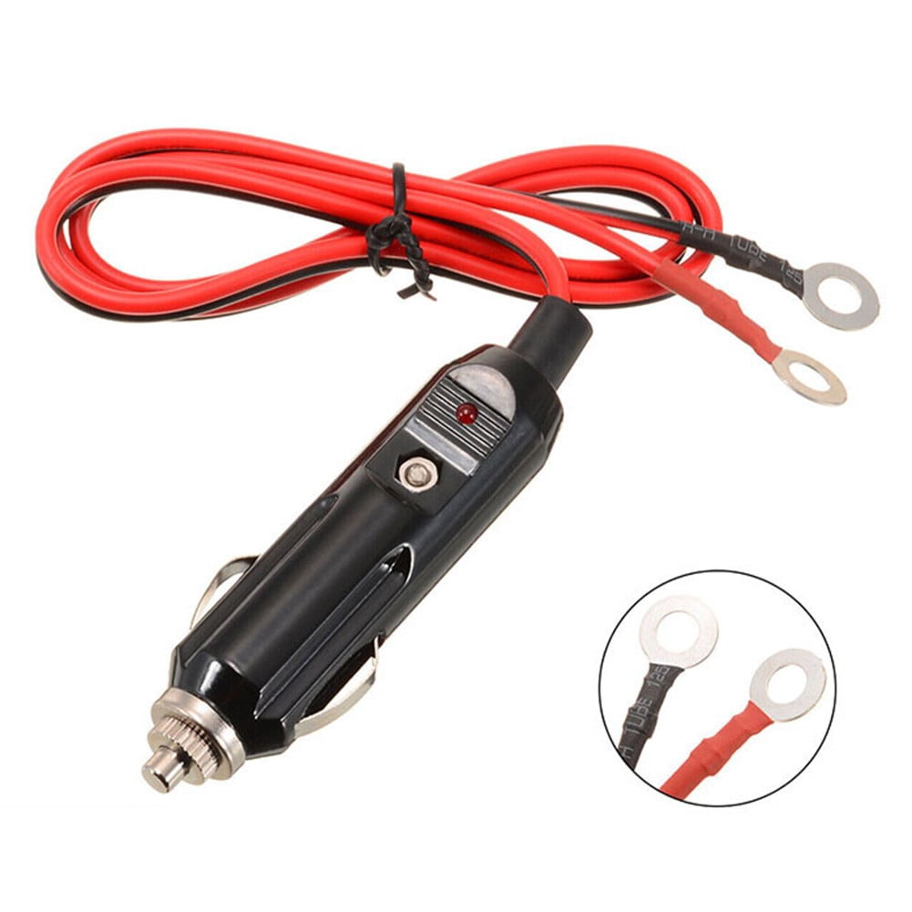 Dc12-24V 15A Male Car Lighter Socket Plug Connector Adapter with Wire ...
