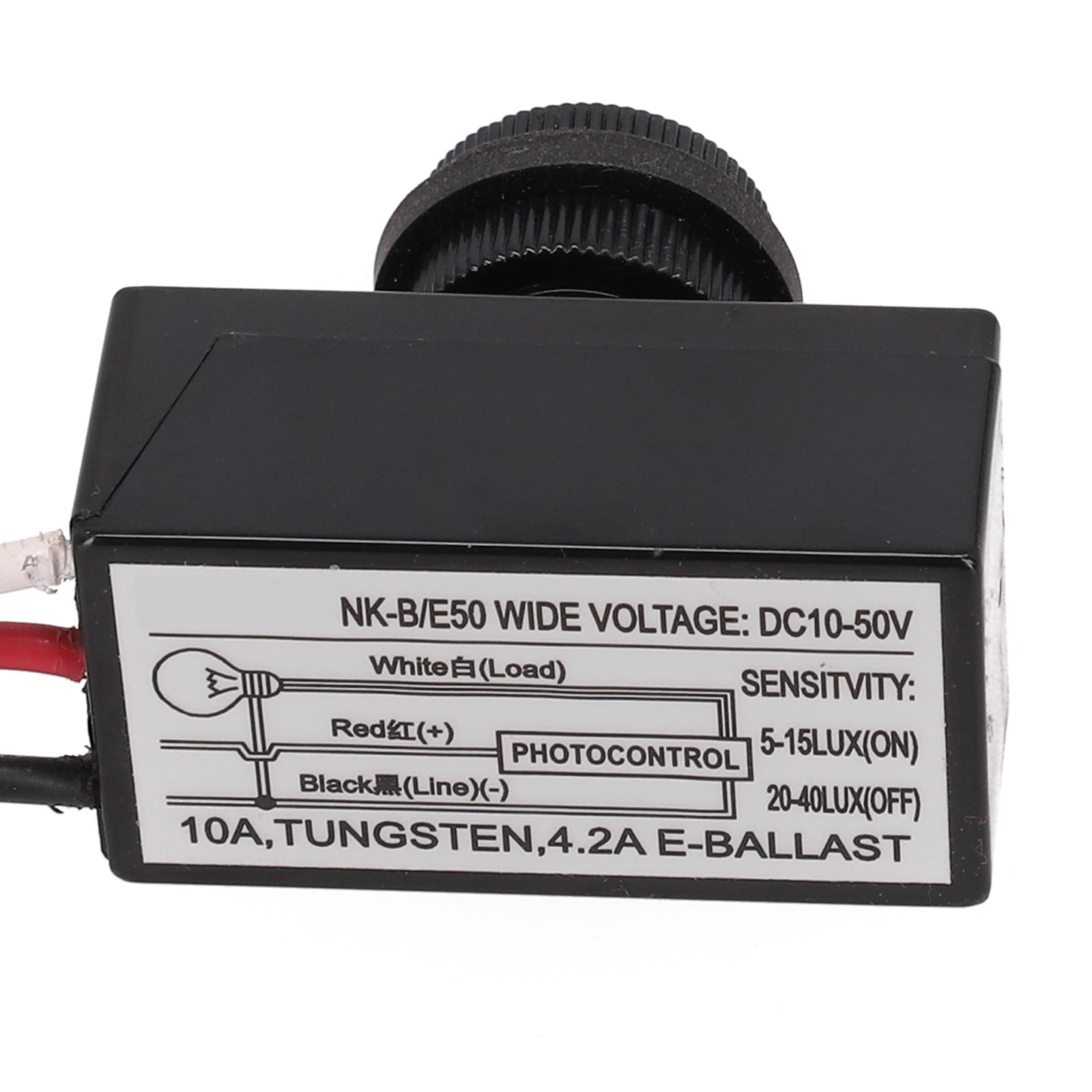 Dc12V-48V Street Light Control Switch Button Style Dusk To Dawn ...