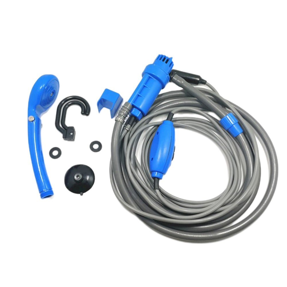 Dc12V Outdoor Camping Shower Water Pump 5M Cable With 2M Hose For ...
