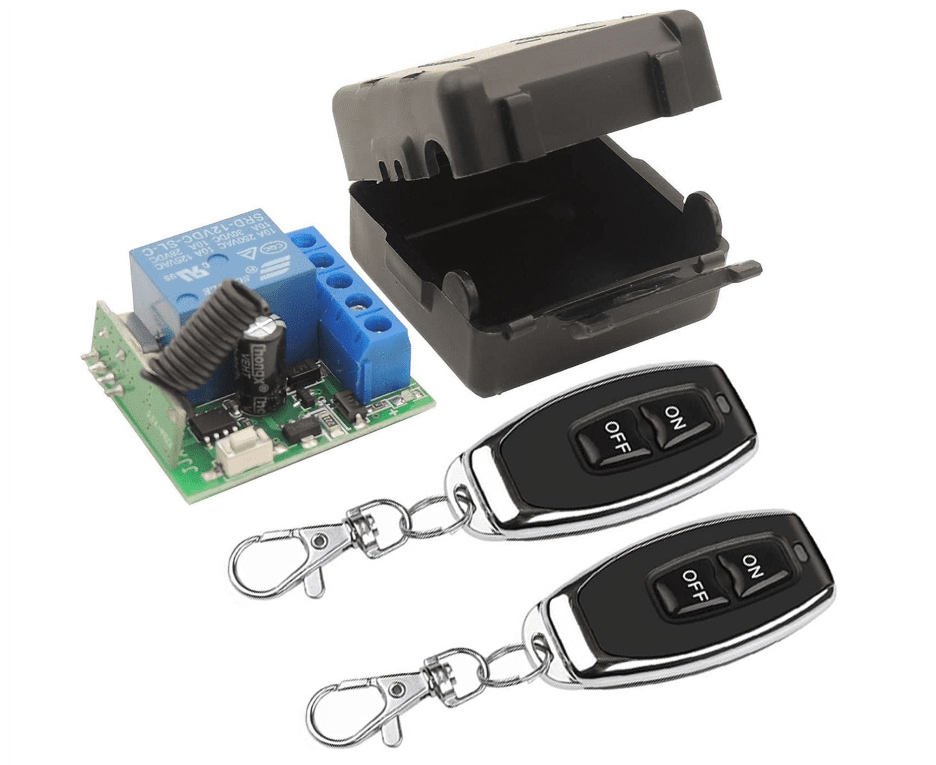 Dc12V Remote Control Switch Relay Receiver With Transmitter For Devices ...