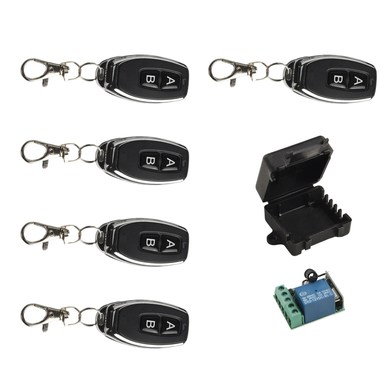 Dc12V Remote Control Switch Relay Receiver With Transmitter For Devices ...