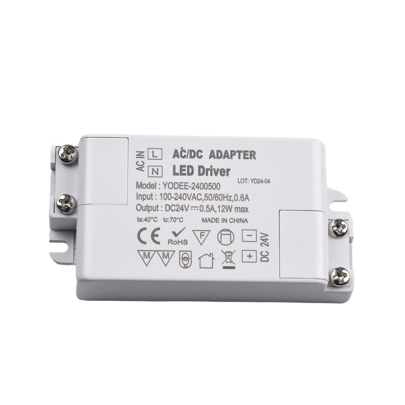 Dc24V 12W Led For Power Supply For Various Low Voltage Applications Including Led Strips And ...