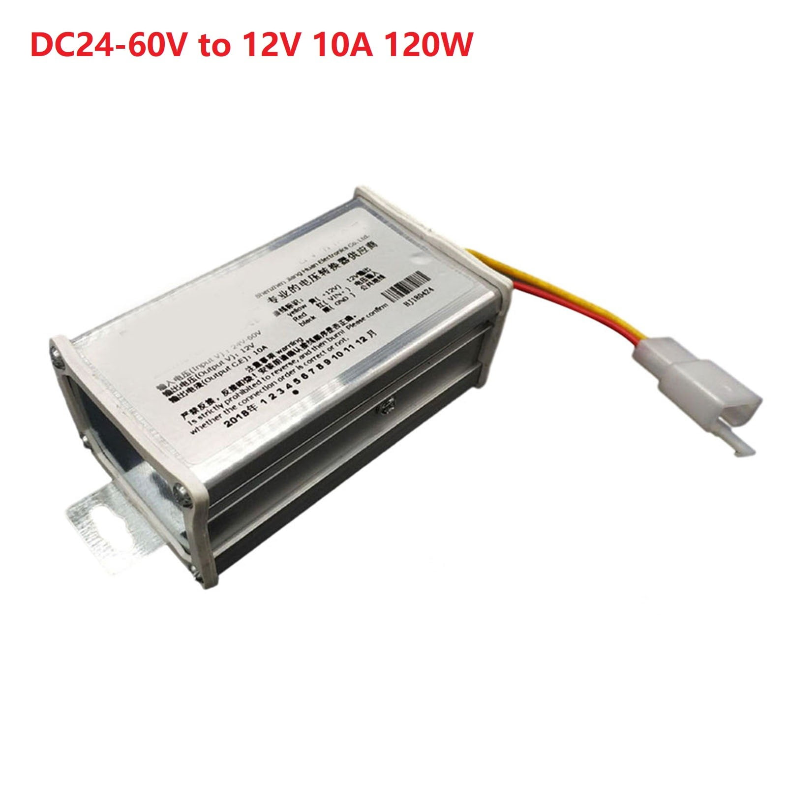 Dc24V36V48V60V To 12V10A 120W Converter Adapter Transformer for E-Bike ...