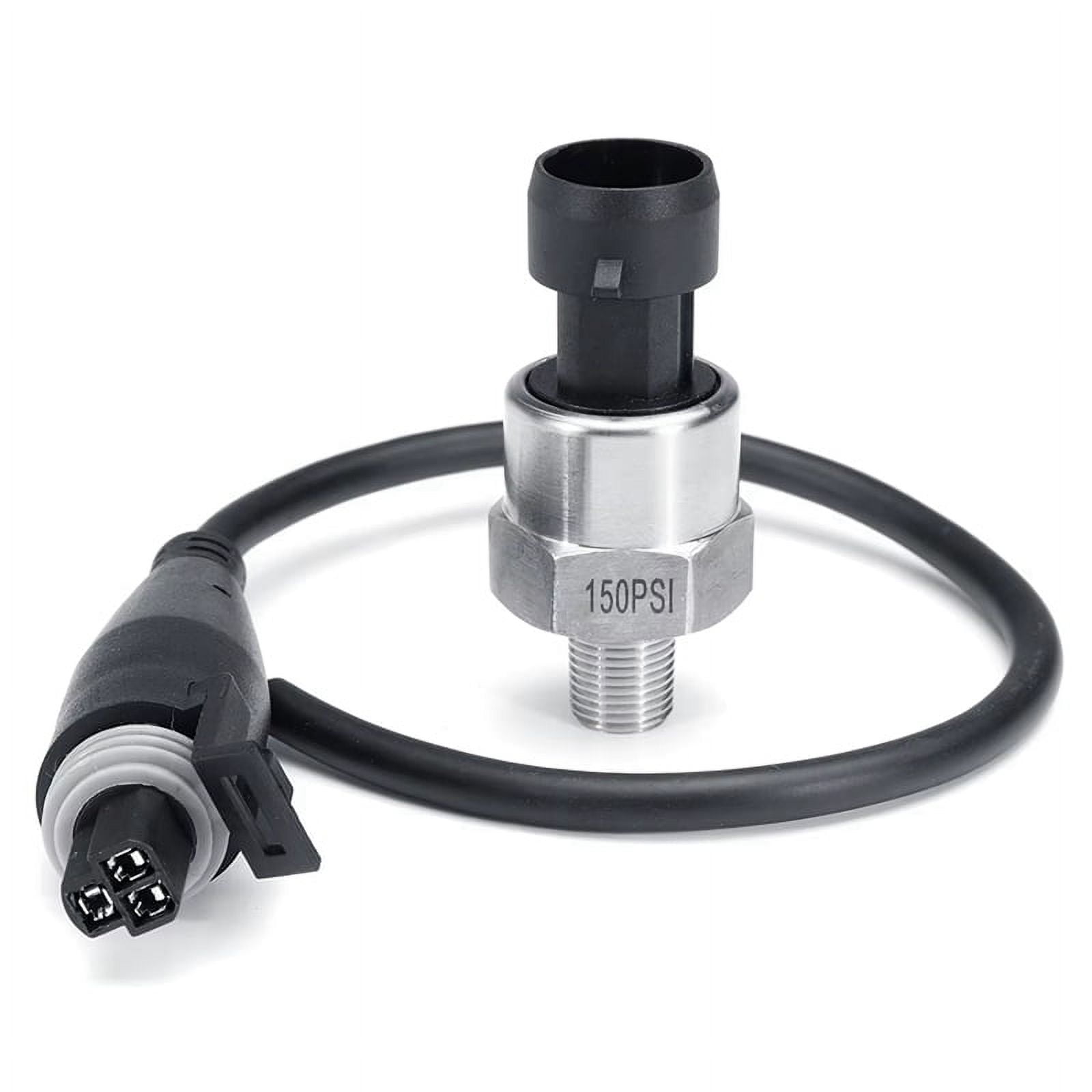 Dc5V 1/8Npt Pressure Transducer Transmitter Sensor Stainless Steel Oil ...